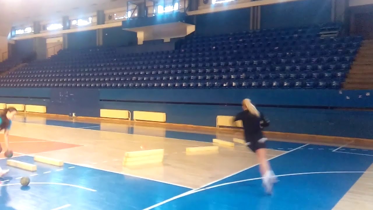 Back Handball Shooting Drill Youtube