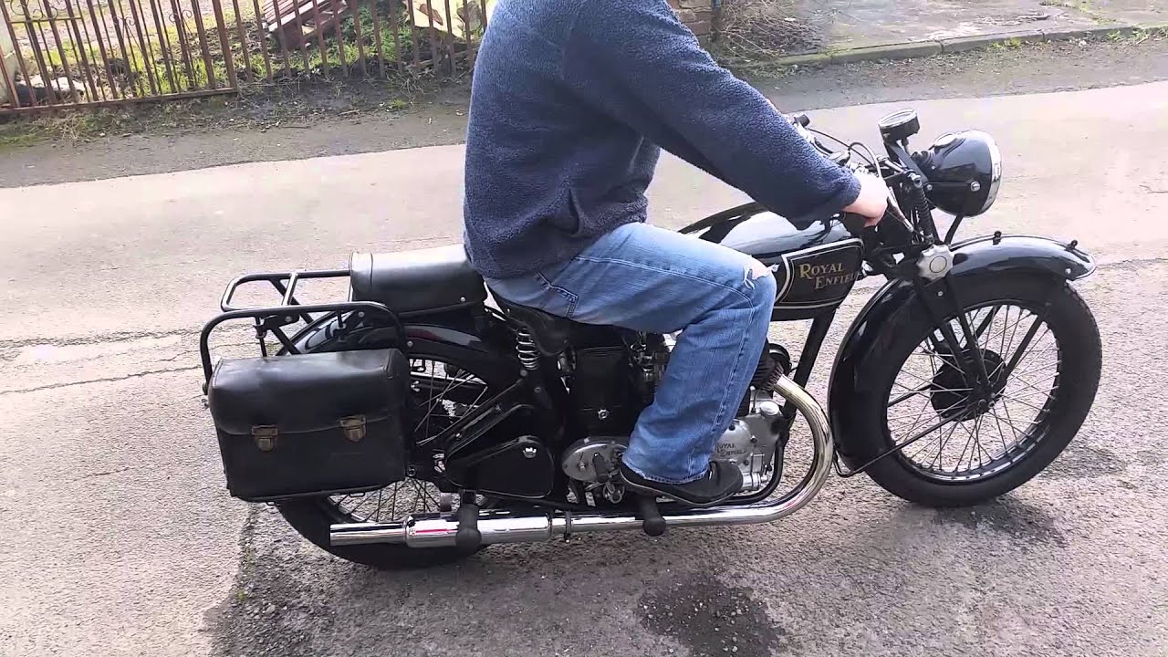 Royal Enfield Model C 1941 - YouTube