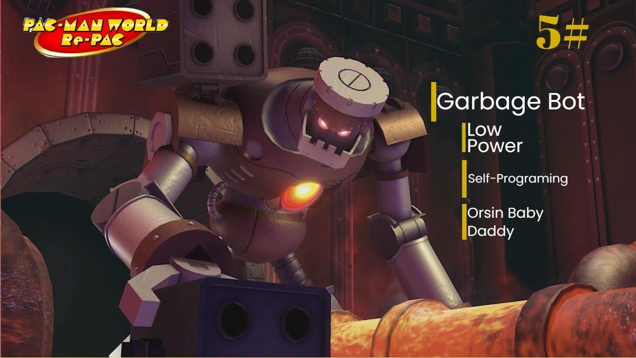 Featuring Garbage Robot (Pacman World Re-Pac Walkthrough 5) - YouTube