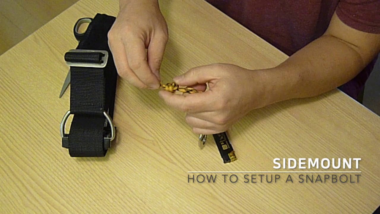 sidemount how to setup a snapbolt - YouTube