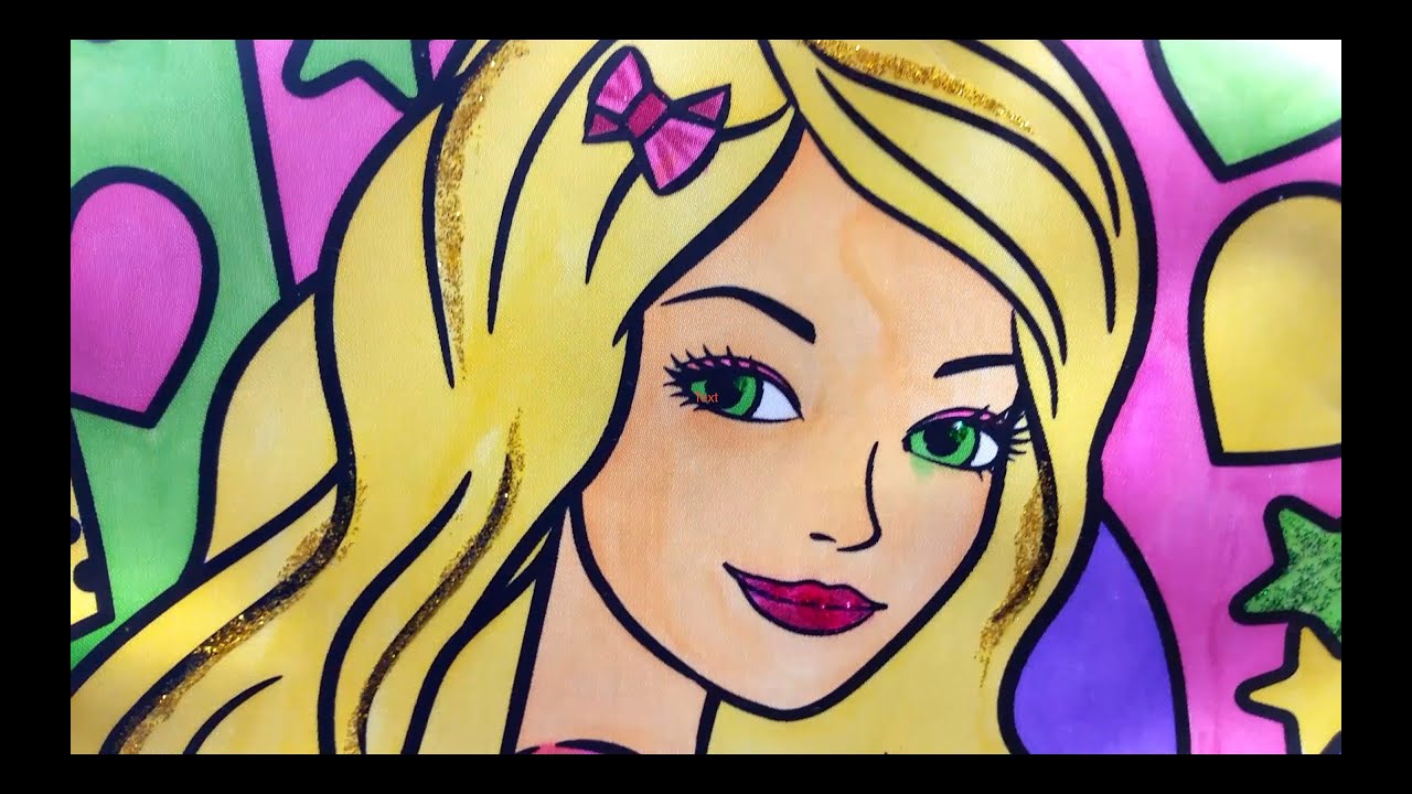 Barbie Messenger Bag Color Me Mine! with Permanent Markers - YouTube