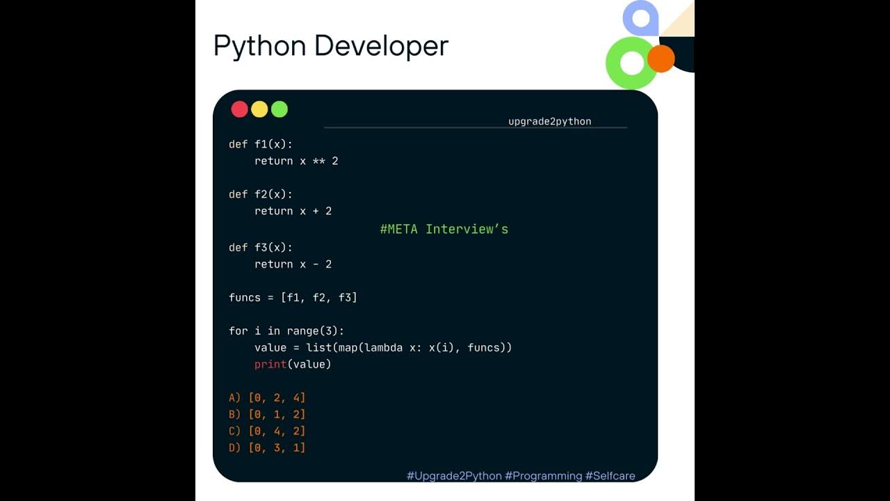 Here an Function Python Code and Try to answer #python #Upgrade2Python ...