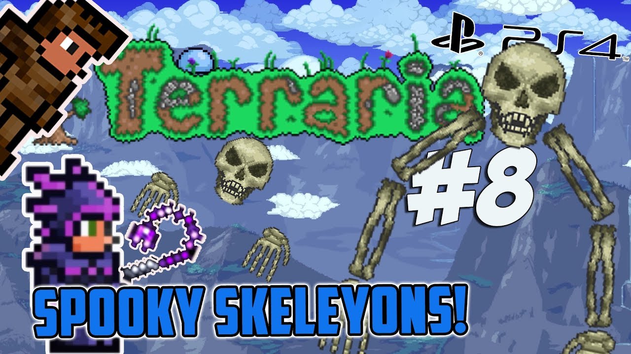 Terraria Ps4 - Spooky Scary Skeletons 💀 [8] - YouTube