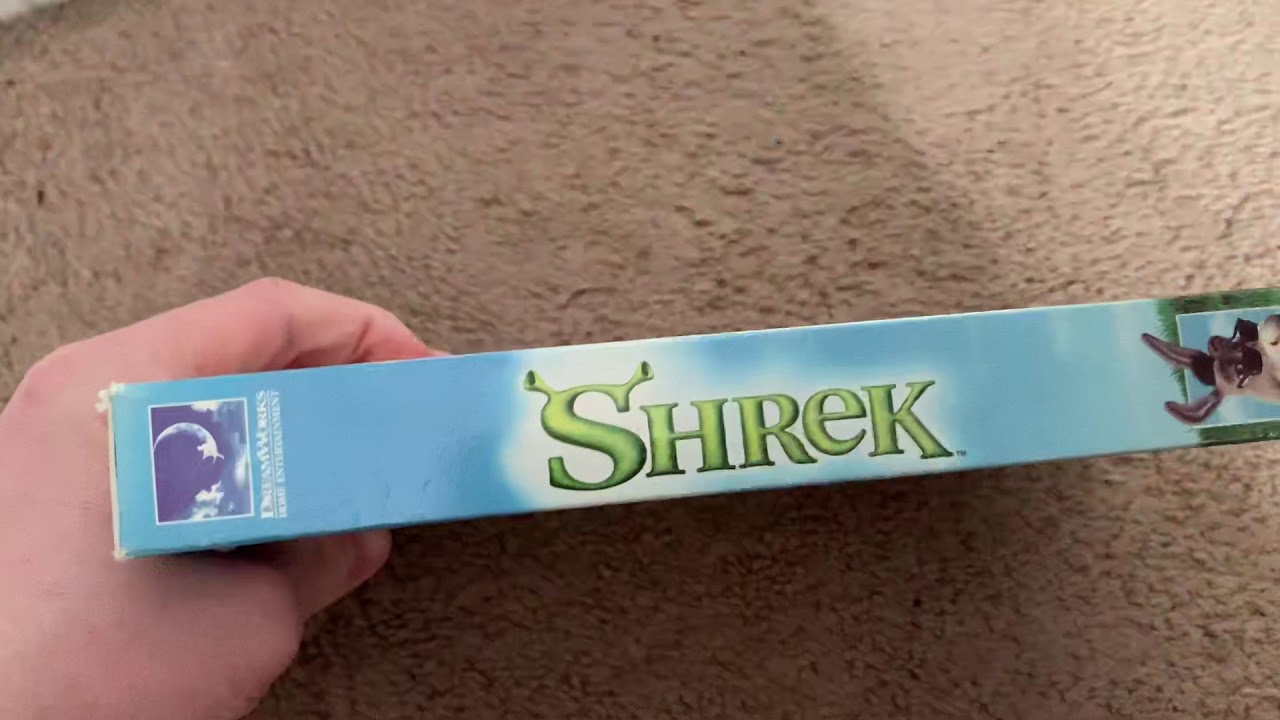 Shrek 2001 VHS Overview - YouTube