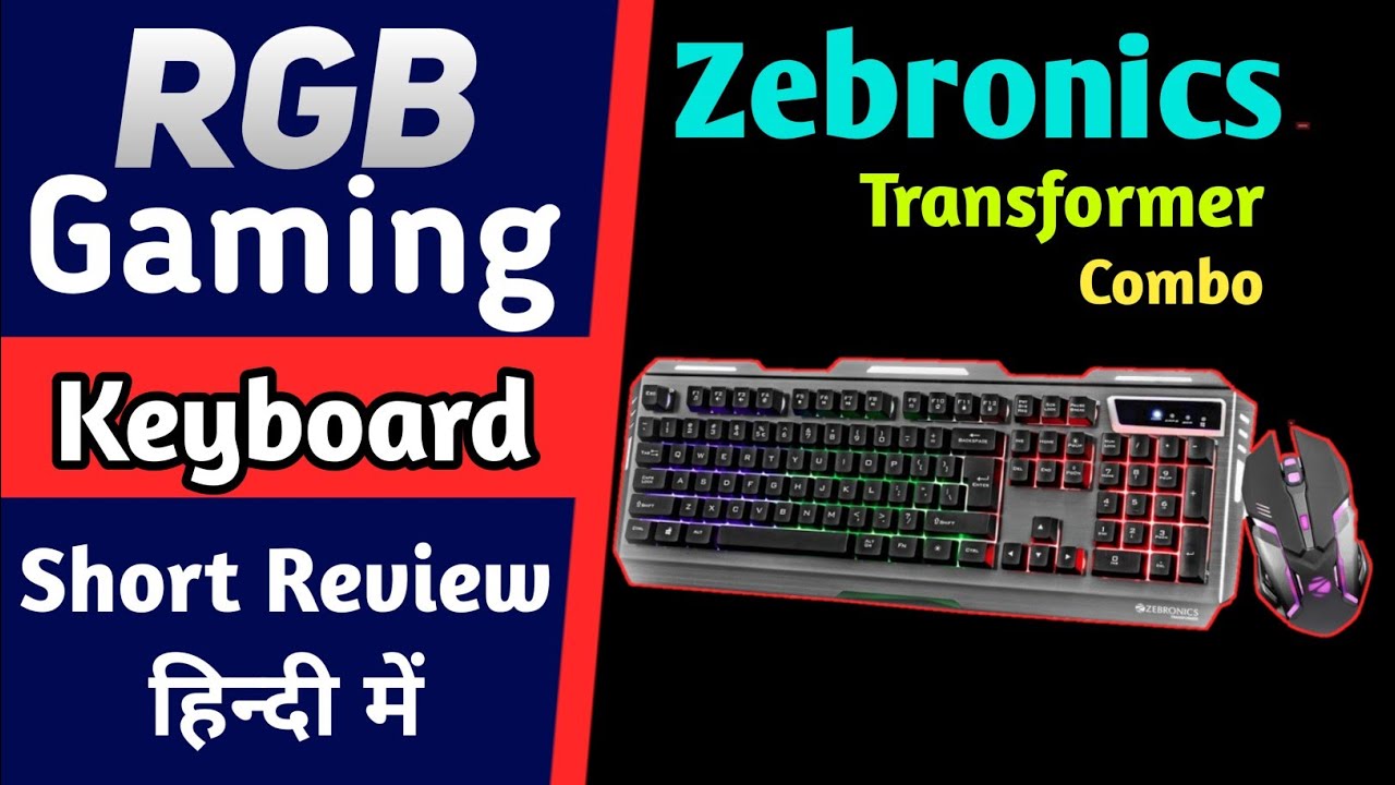 Zebronics Transformer Keyboard | Zebronics Gaming Keyboard | Zebronics ...