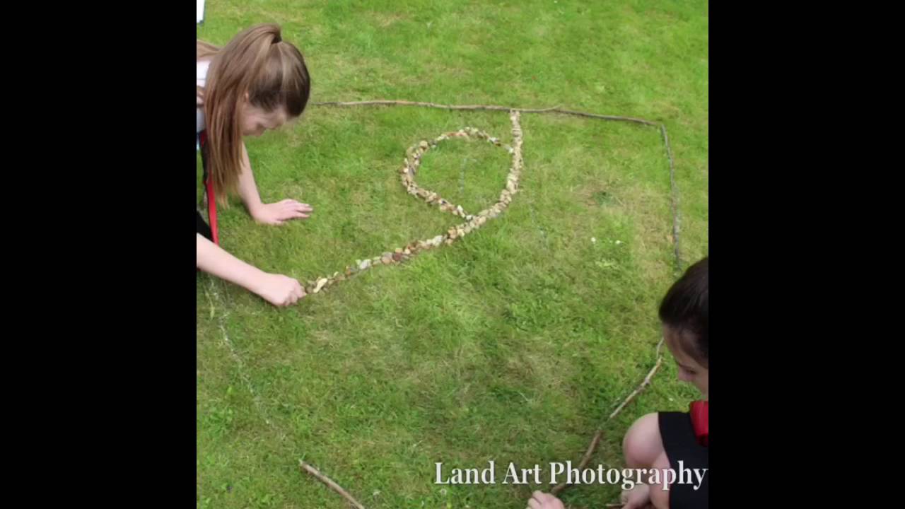 Land Art Project Sandringham School - YouTube