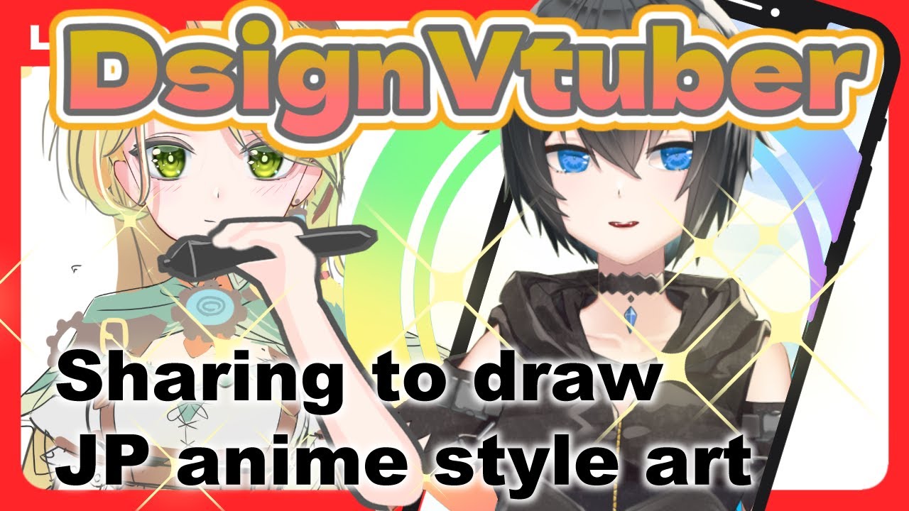 (JP/EN) A PRO artist designs a Vtuber art!!! 515 #vtuber #drawing - YouTube