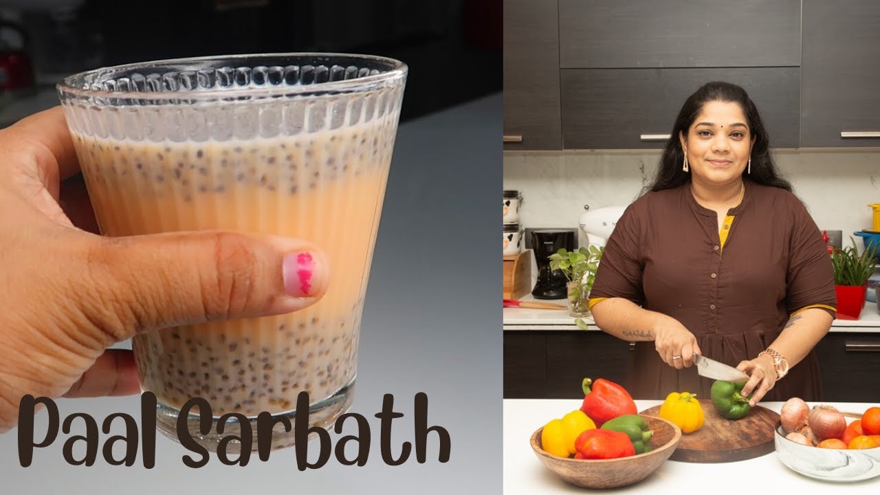 Summer Cooling Paal Sarbath Recipe | Milk Sarbath Recipe - YouTube