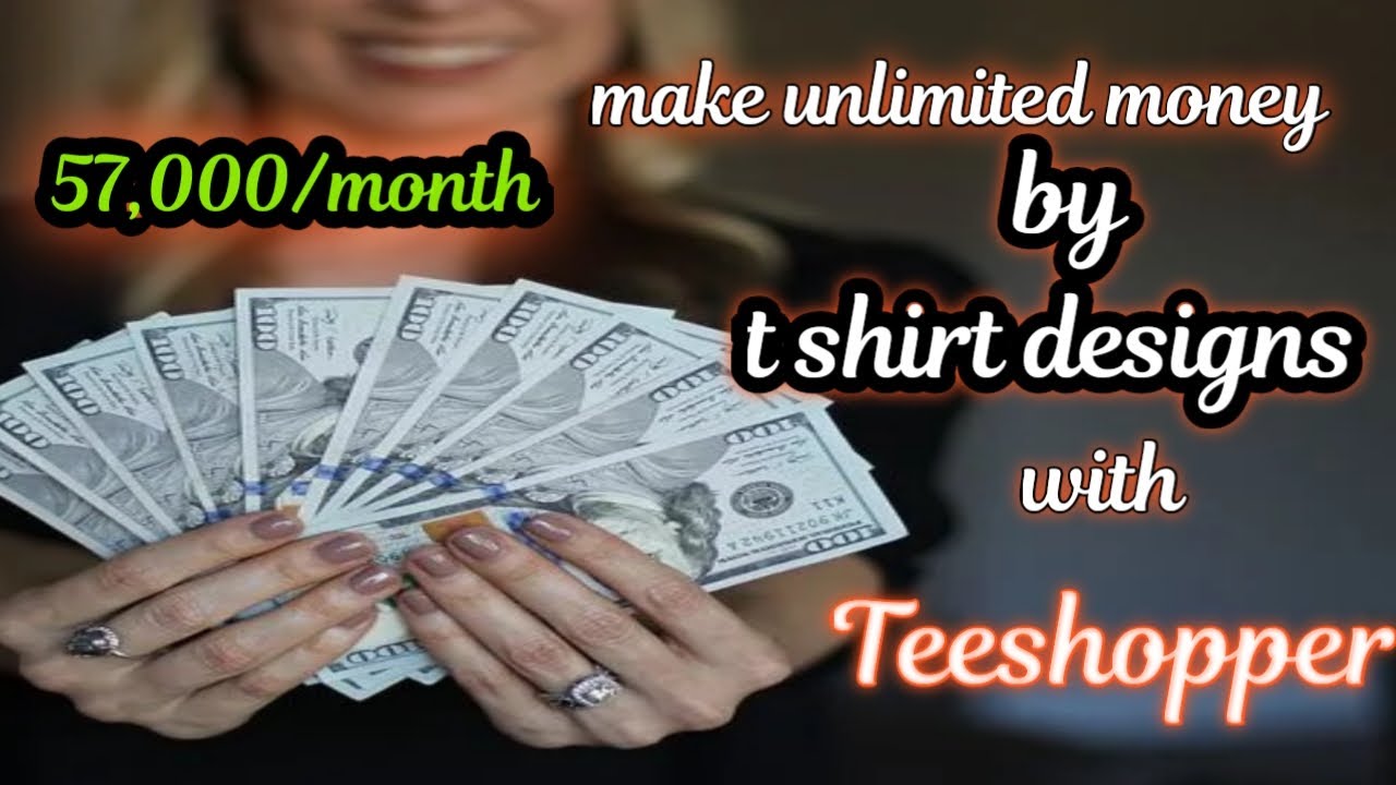 T shirt designing kaise kare, teeshopper se paise kaise kamaye ...