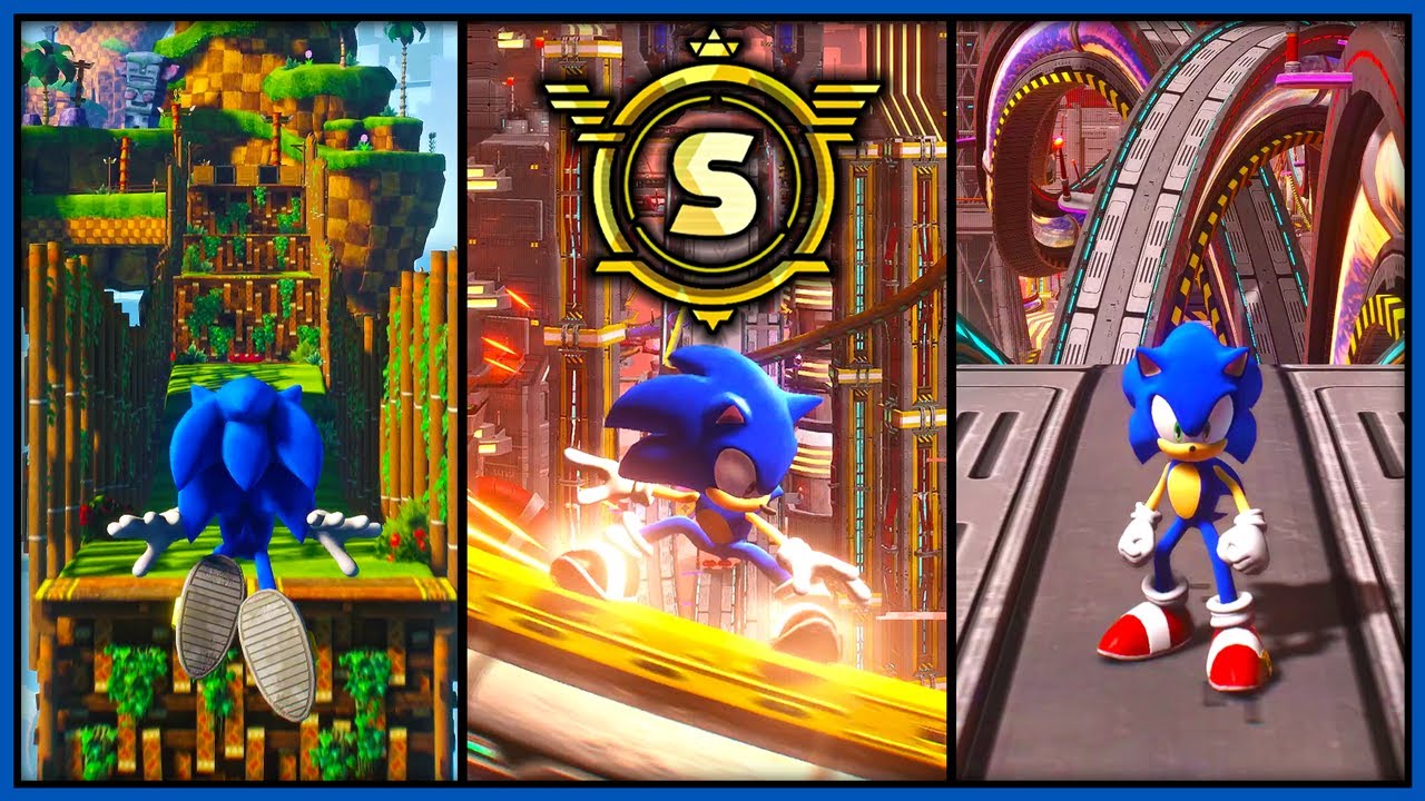 Sonic Frontiers - All Cyberspace Stages (4K 60FPS) S-Rank - YouTube