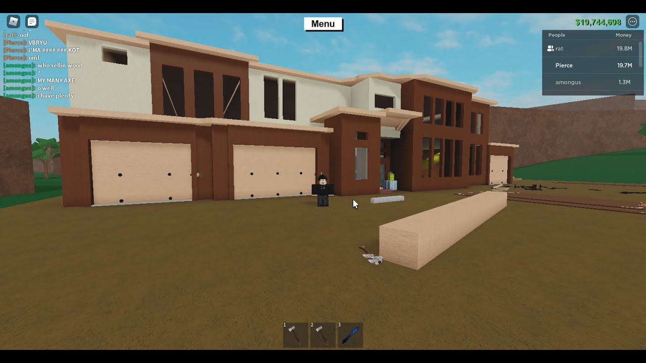 Roblox Lumber Tycoon 2 - Modern House Windows - YouTube