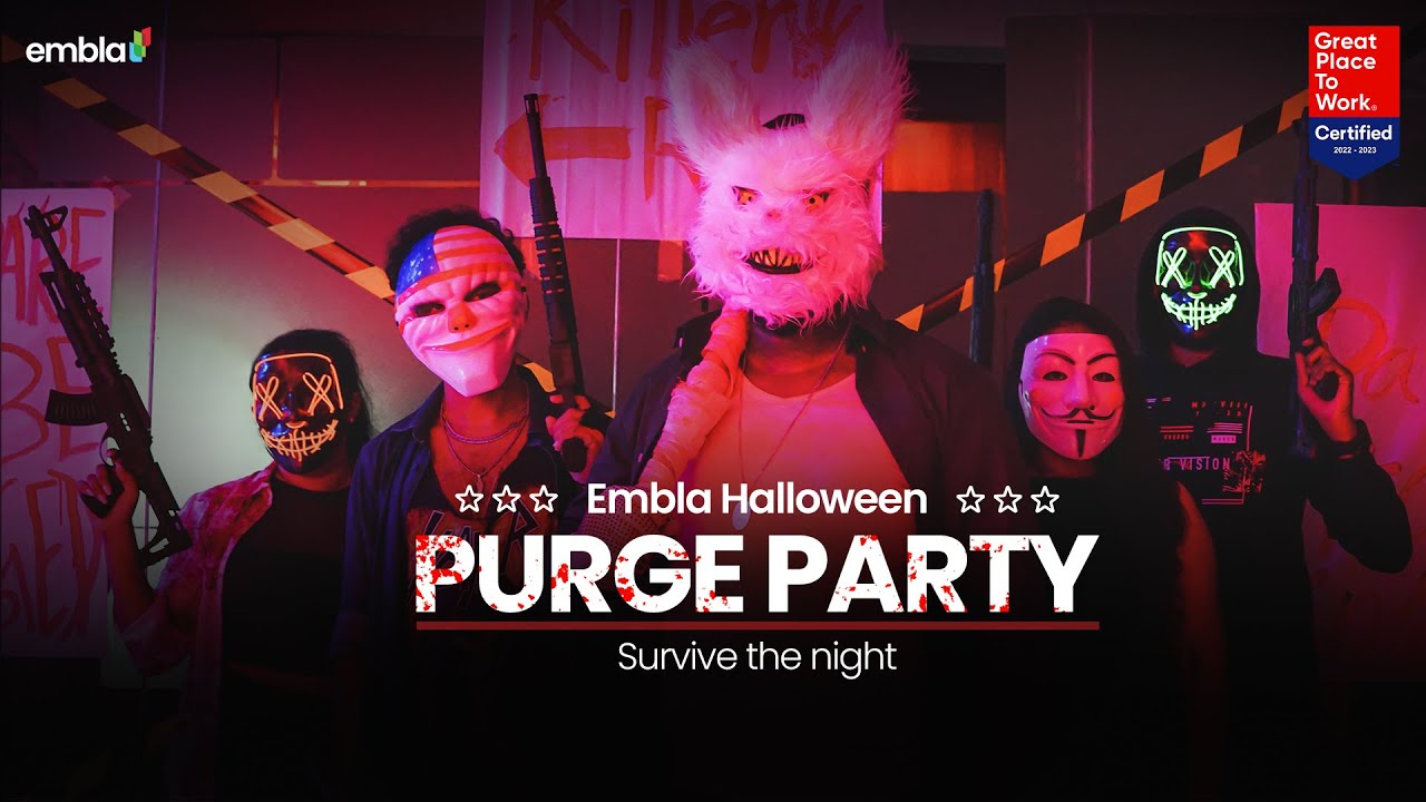 Embla Halloween Purge Party 2023 - YouTube