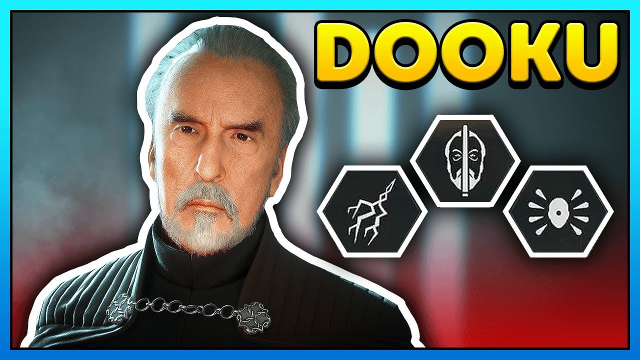 COUNT DOOKU Gameplay, Abilities, Skins, Emotes, Poses - Battlefront 2 ...