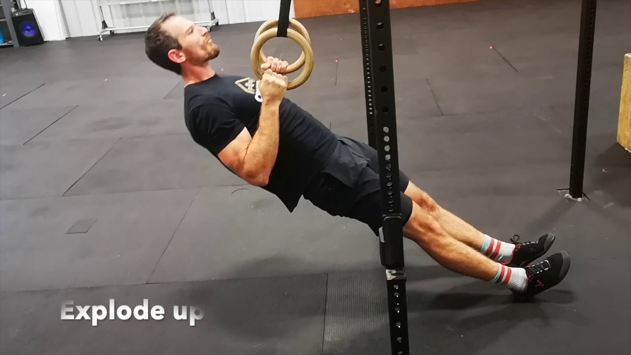 Explosive Ring Rows - YouTube