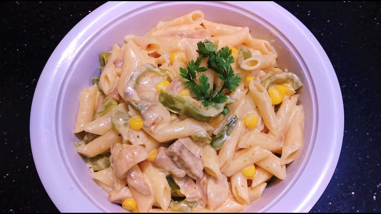 Diwali Special recipe /Restaurant-Like White Creamy Pasta at Home - YouTube