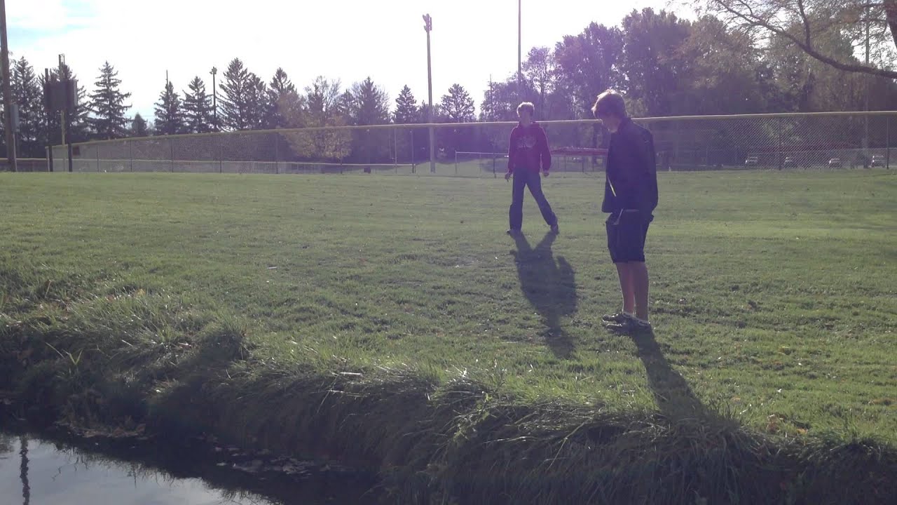 Alex's fail at river jumping - YouTube