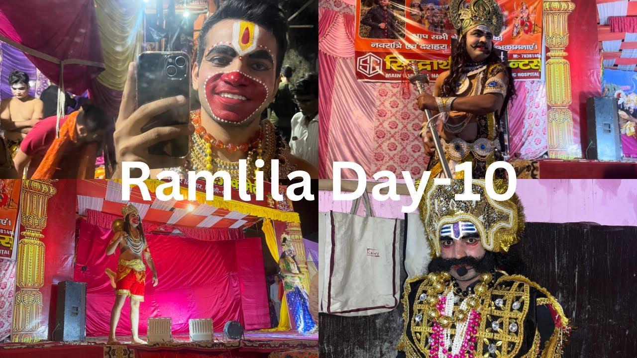 Ramlila Day-10 | Angad-Ravan samvaad | #ramlila - YouTube