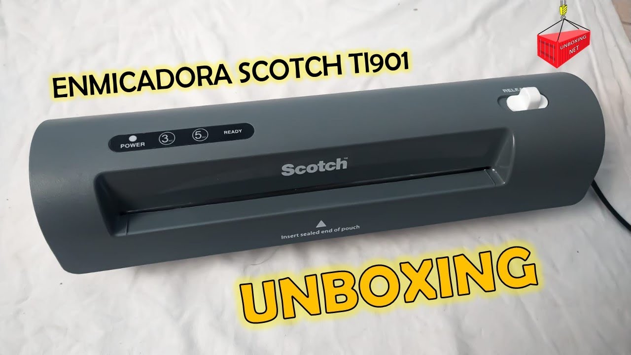 ENMICADORA SCOTCH TL901 - Unboxing y Review - YouTube