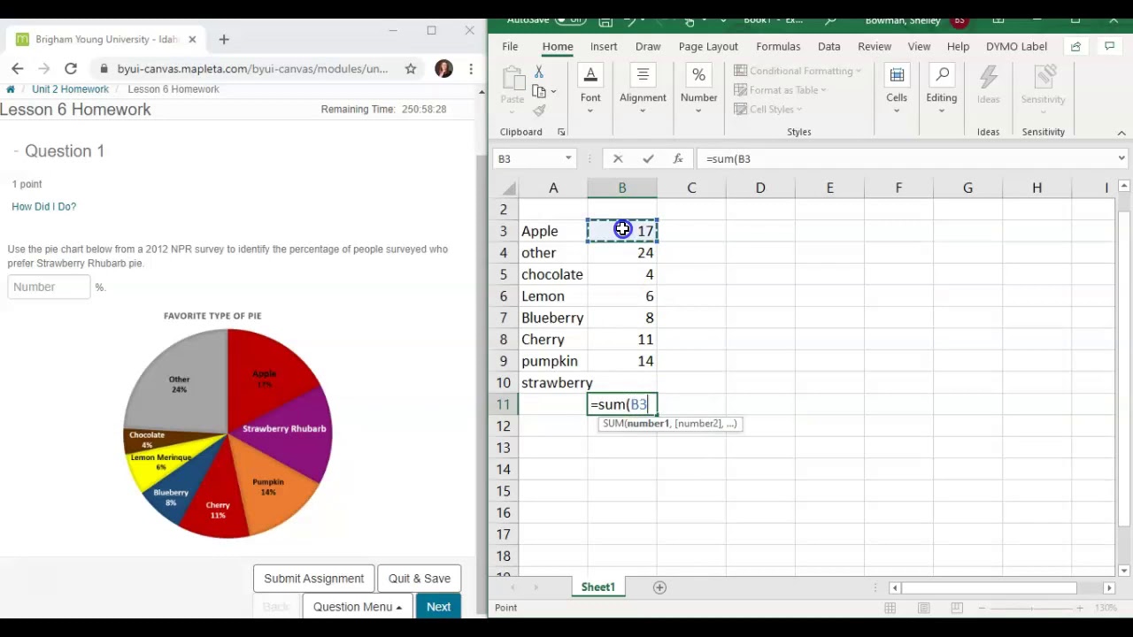 Lesson 6 Question #1 - YouTube