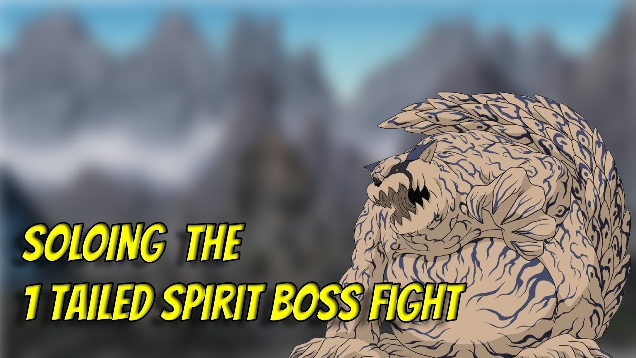 Shindo Life: SOLOING the 1 Tailed Spirit Boss|| Roblox - YouTube