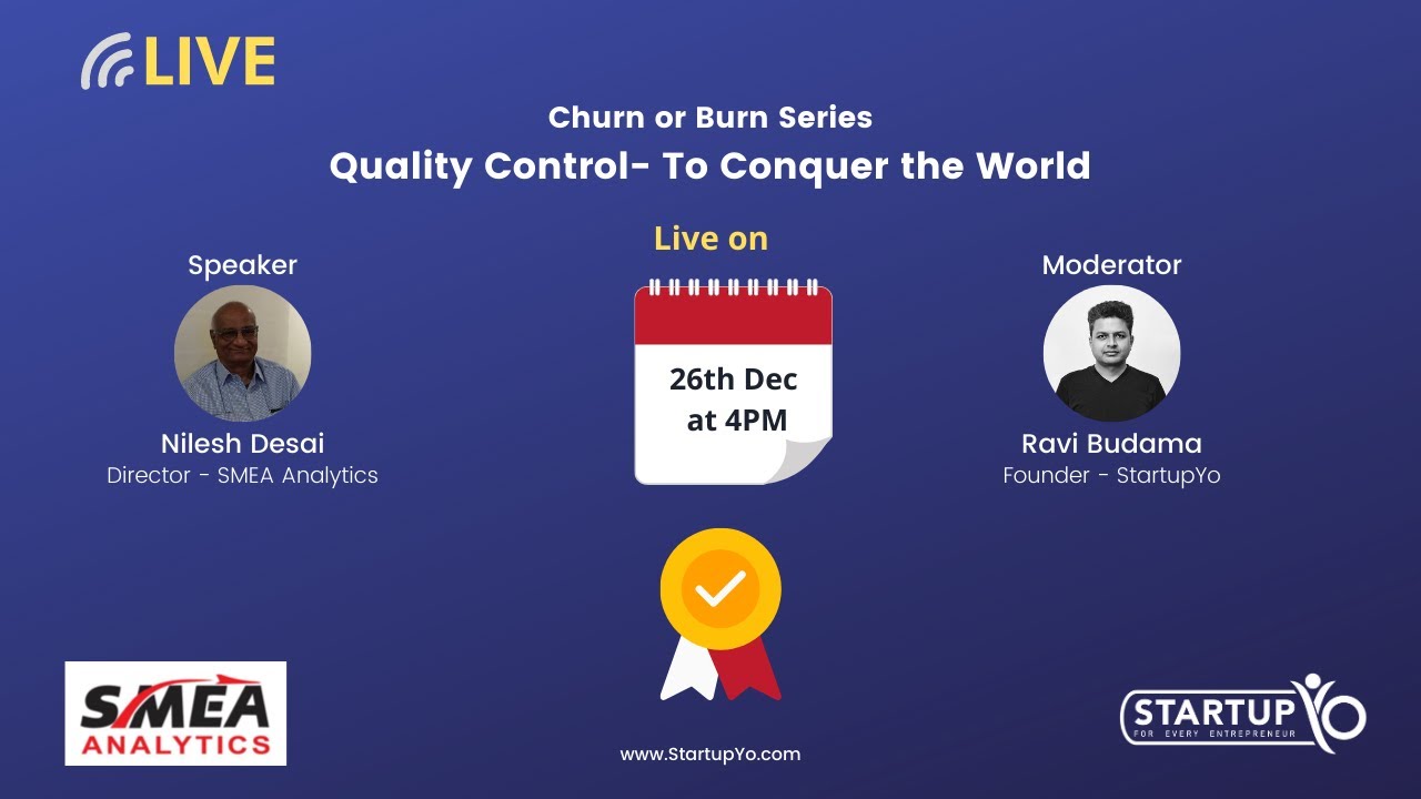 Quality Control- To Conquer the World | Churn or Burn Series-Part 13 ...