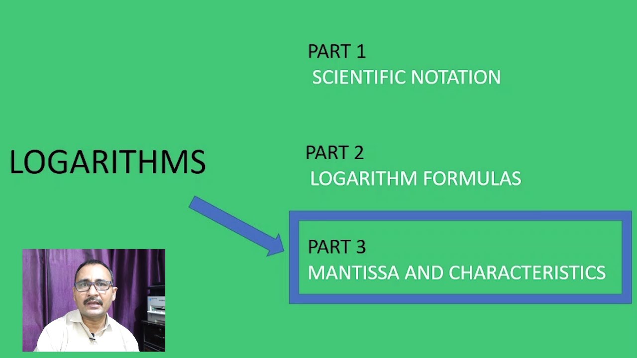 Mantissa and Characteristics - YouTube