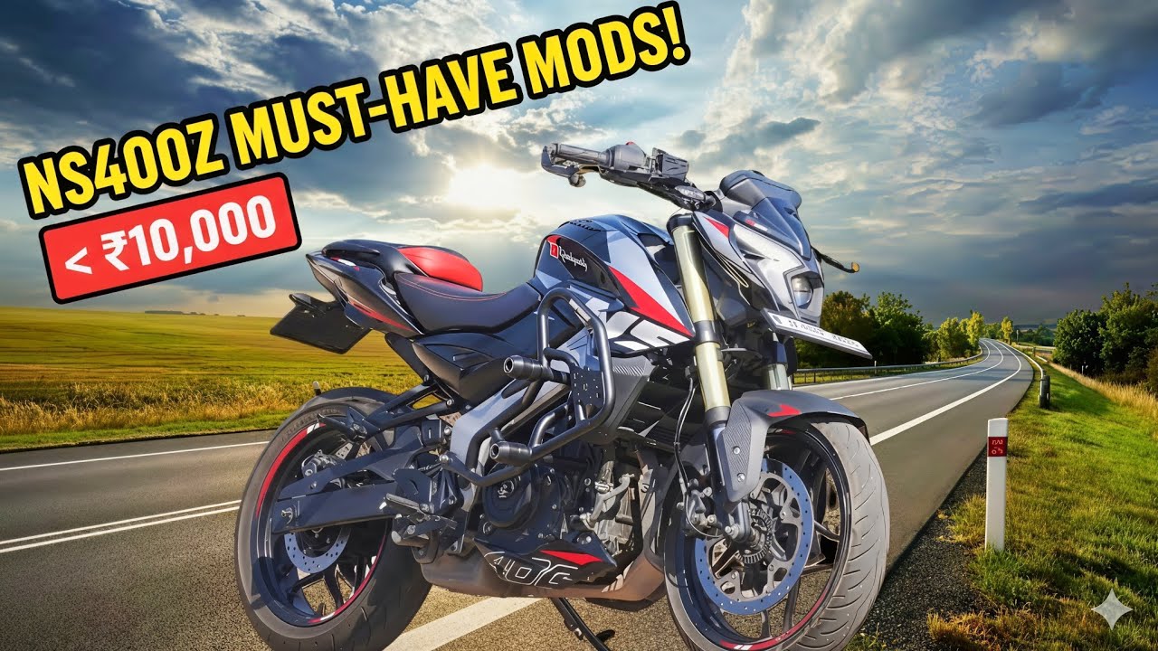 Ns400Z modification under 10k 🔥🔥@Praneetbiker #viral #biker #rider # ...