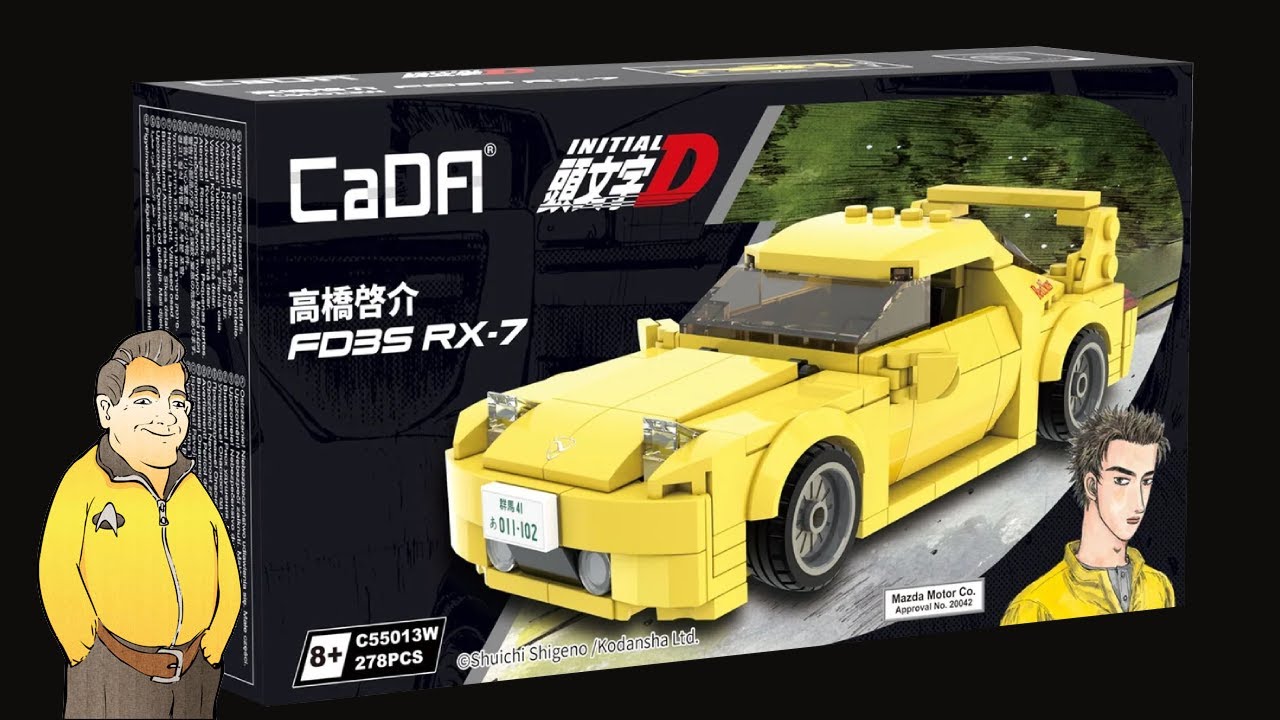 CaDA C55013W - Initial D Mazda RX7 FD3S - YouTube