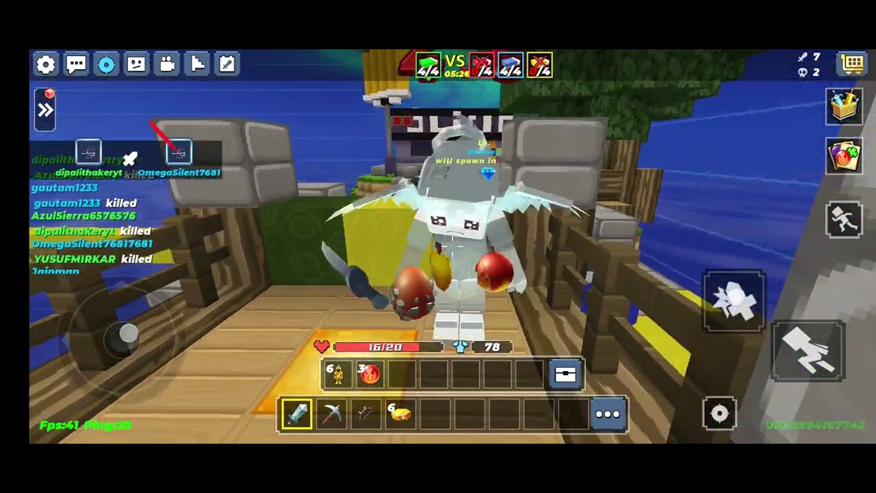 blockman go noob lvl gameplay video bedwars #blockmango #bedwars #noob ...