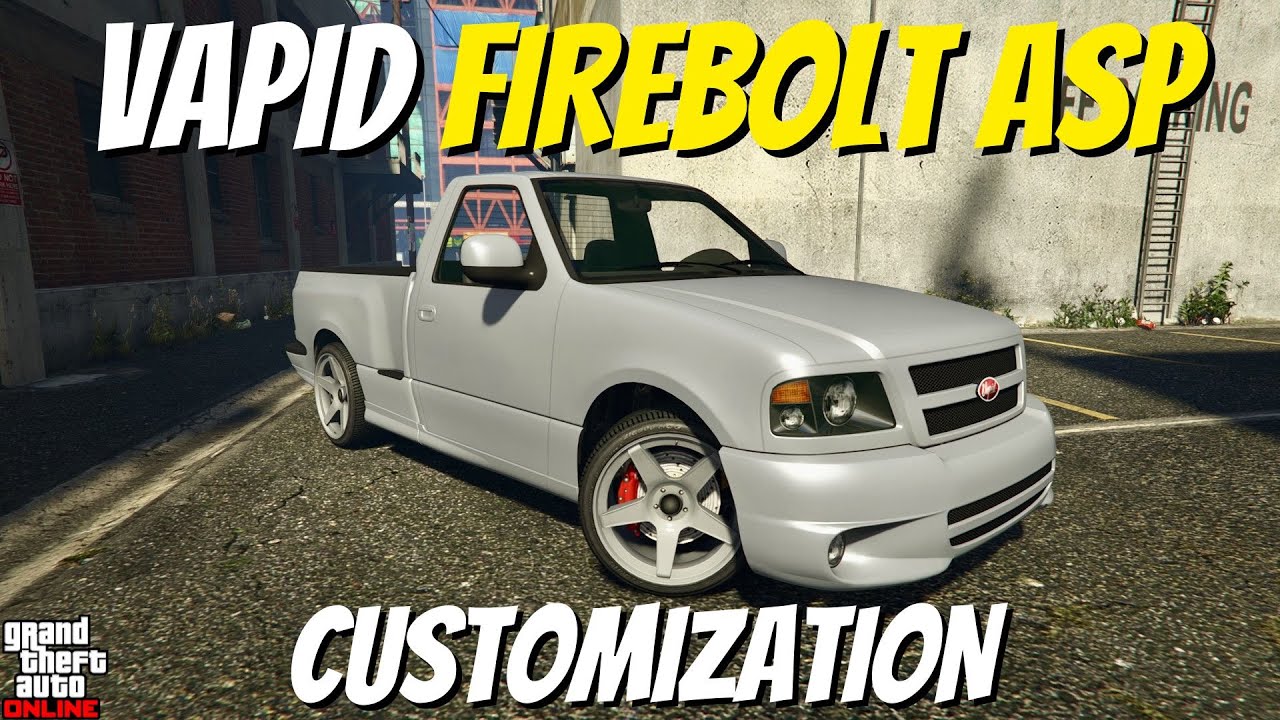 Vapid Firebolt ASP Customization - GTA Online - YouTube