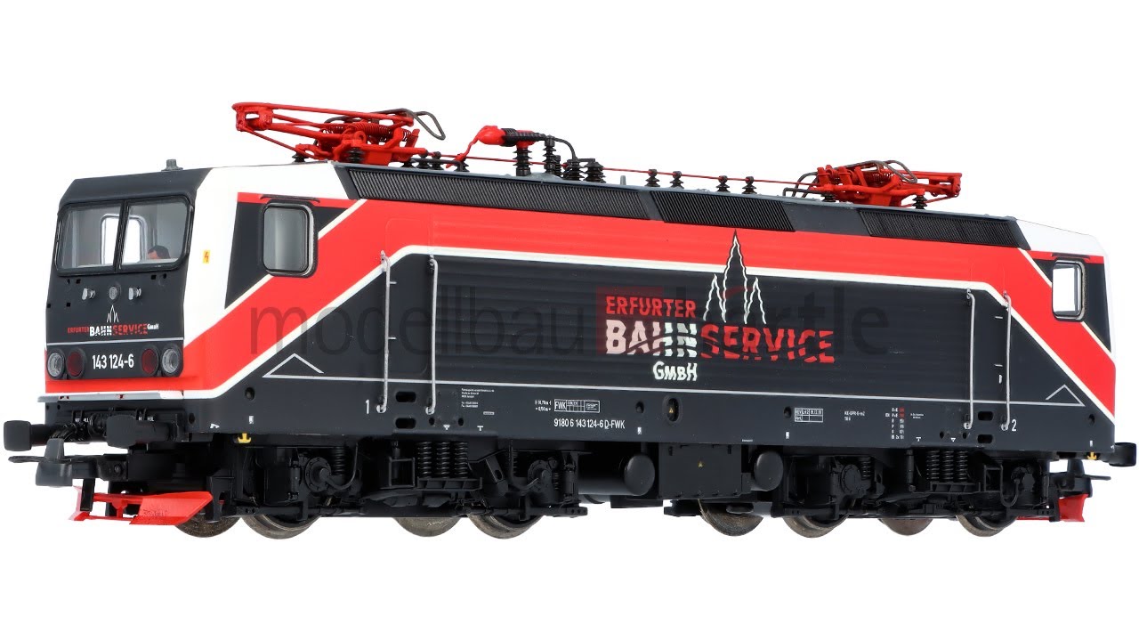 Roco 70481 / 70482 / 78482 E-Lok BR 143 Erfurter Bahnservice GmbH EBS ...