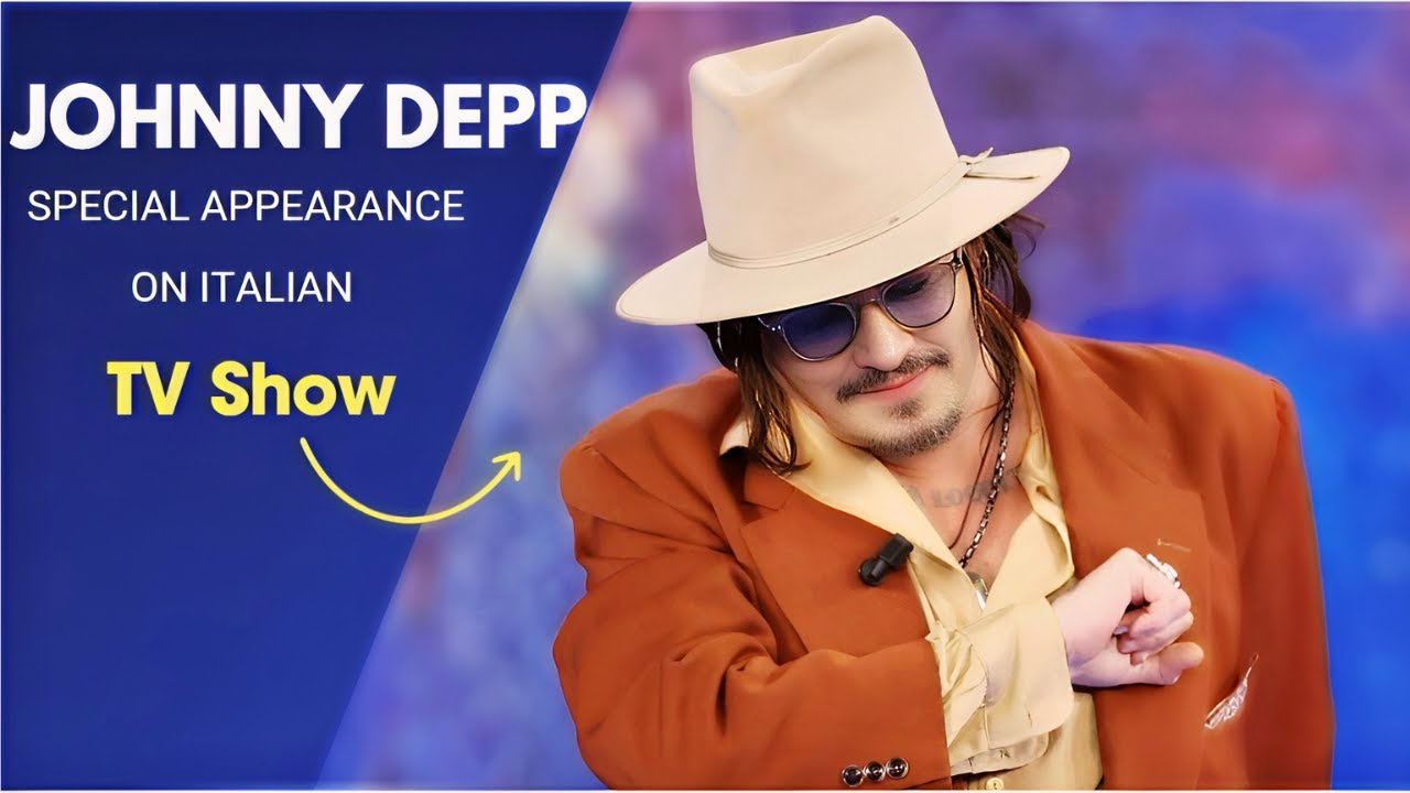 Johnny Depp's Special Appearance on Italian TV! Che Tempo Che Fa in ...