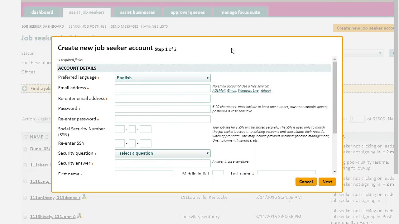 Module 4 - Creating a Job Seeker Account - YouTube