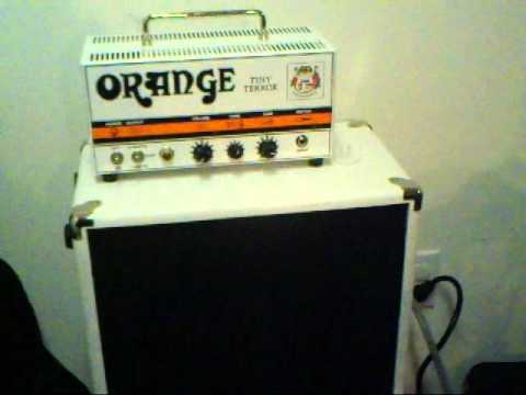The Threat Is Real - Clay's ORANGE Tiny Terror Amp with Carvin 212V Cab ...