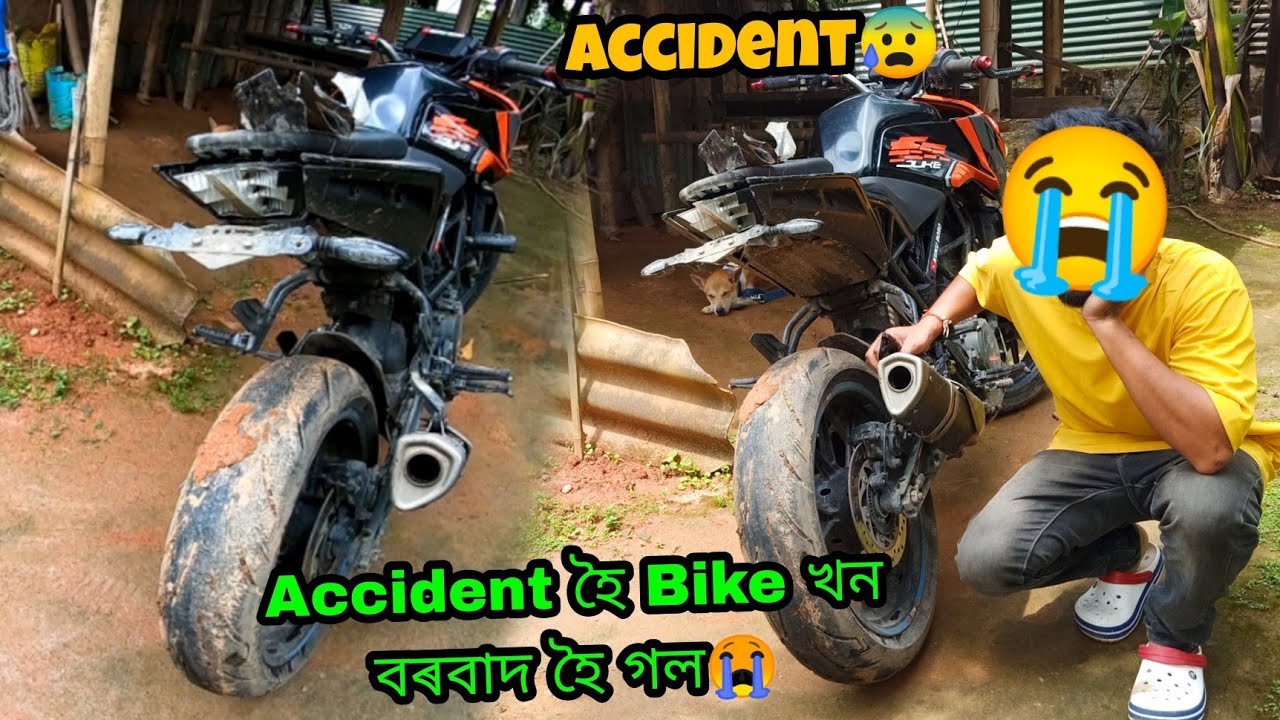 Badly Accident My Ktm Duke390 😰 - YouTube