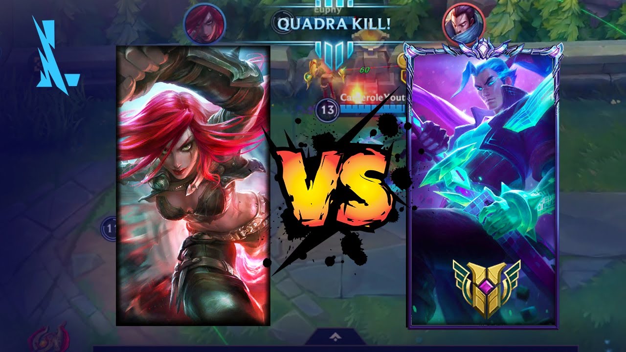 Katarina Vs Yasuo Main Wild Rift Youtube