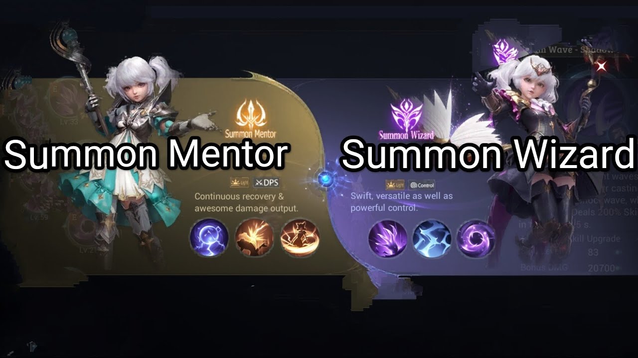 Mu Origin 3 - Summon Mentor/Wizard skills BUILD - YouTube