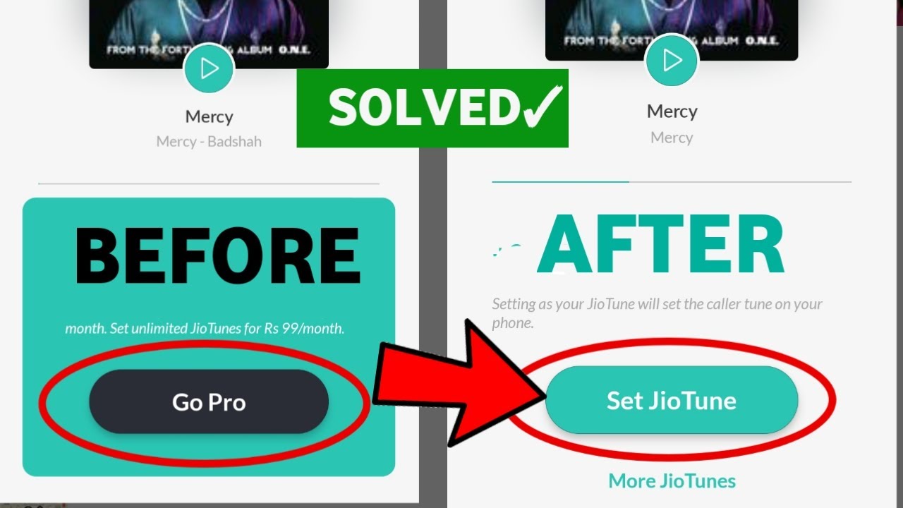 Jio Saavn Go Pro Problem Solved | How to Set Jio Tune in Jio Saavn New ...