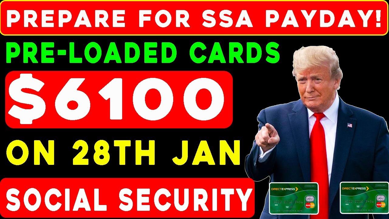 SSA Payday Alert $6,100 Preloaded Express Cards Arriving for SSI & SSDI ...