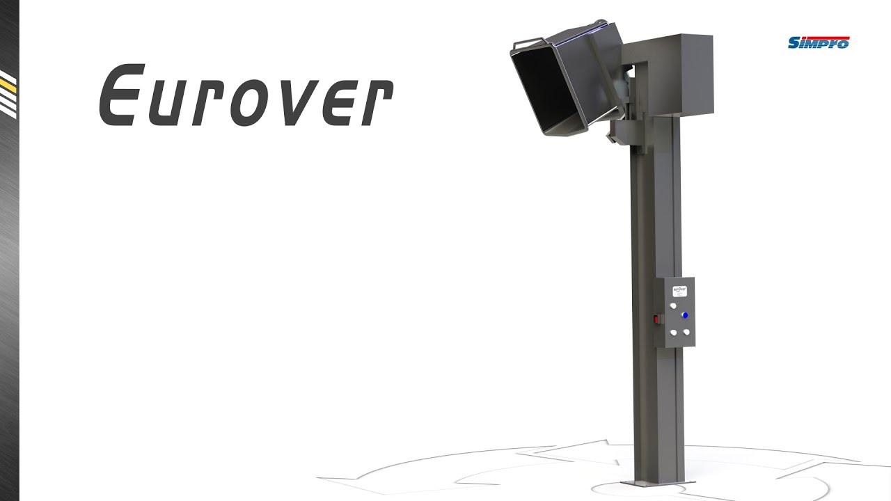 Eurover from Simpro - The stainless-steel column-lift Eurobin tipper ...