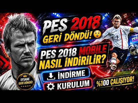 PES 2018 MOBİLE NASIL İNDİRİLİR? Pes 2018 Mobile
