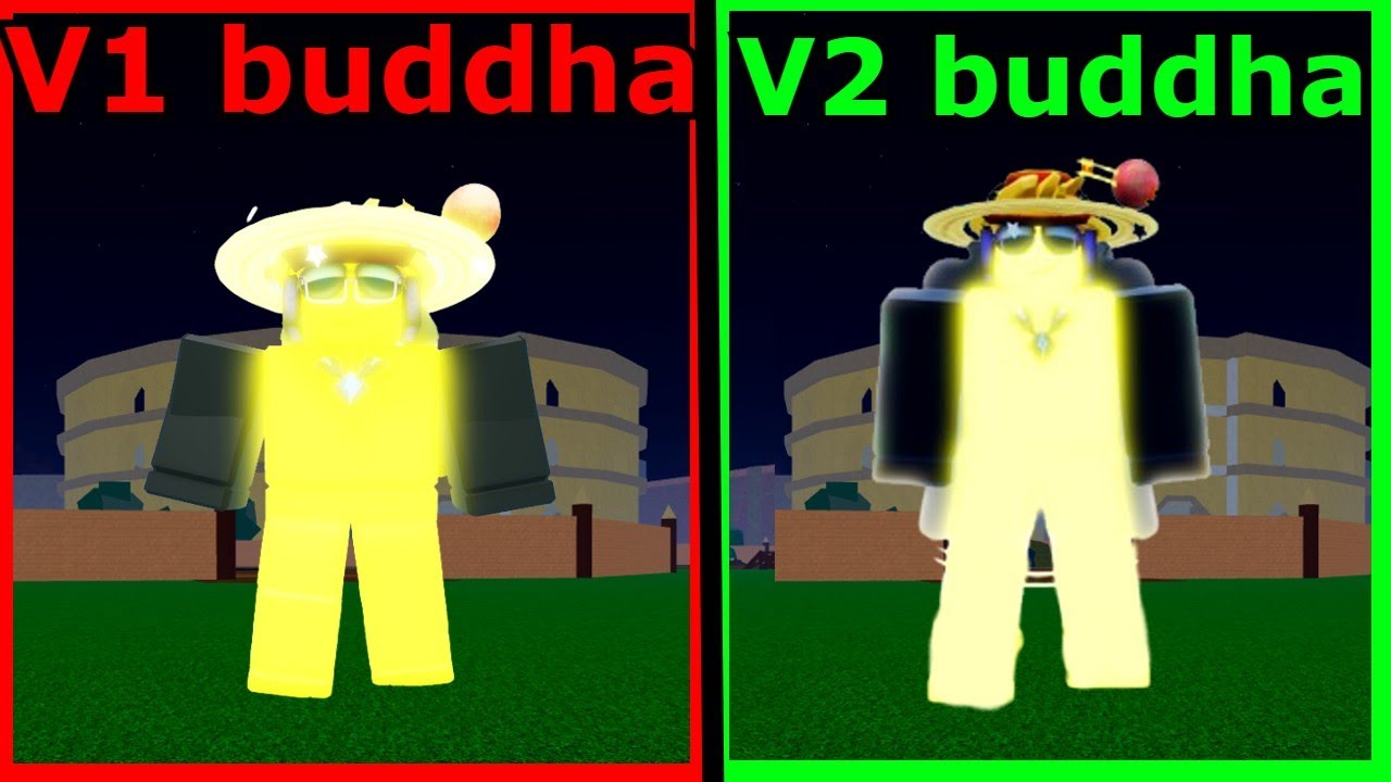 Grinding with V2 Buddha in roblox blox fruits (shout out ...