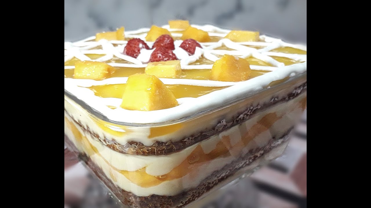 Mango Feast |with cream and crunch - YouTube