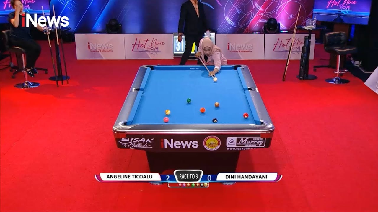 Persaingan Ketat Atlet Biliar Indonesia, Dini Handayani Vs Angeline ...