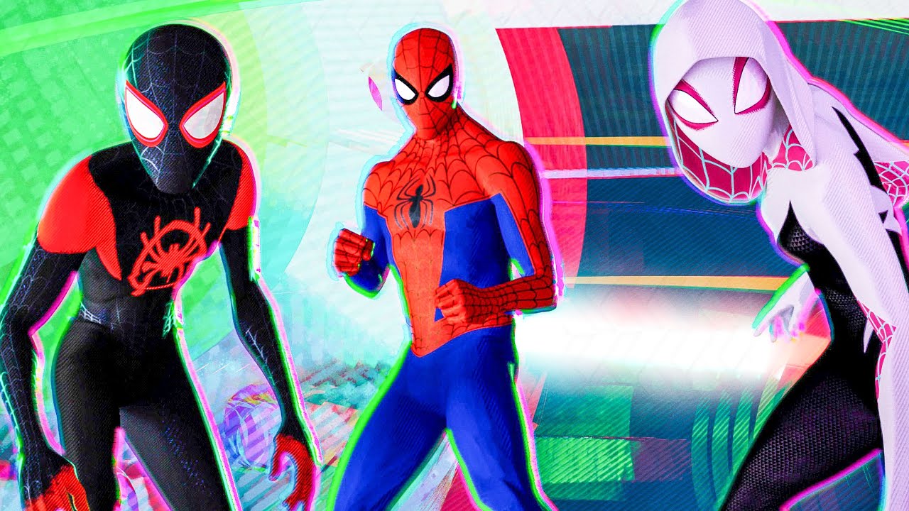 The Best Action Scenes From Spider-Man: Into The Spider-Verse 🔥 - YouTube