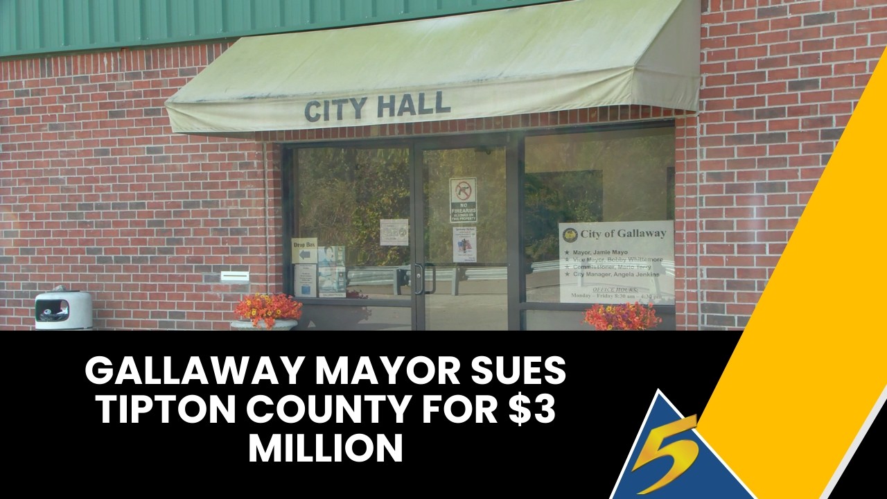 Gallaway mayor sues Tipton County for $3 million - YouTube