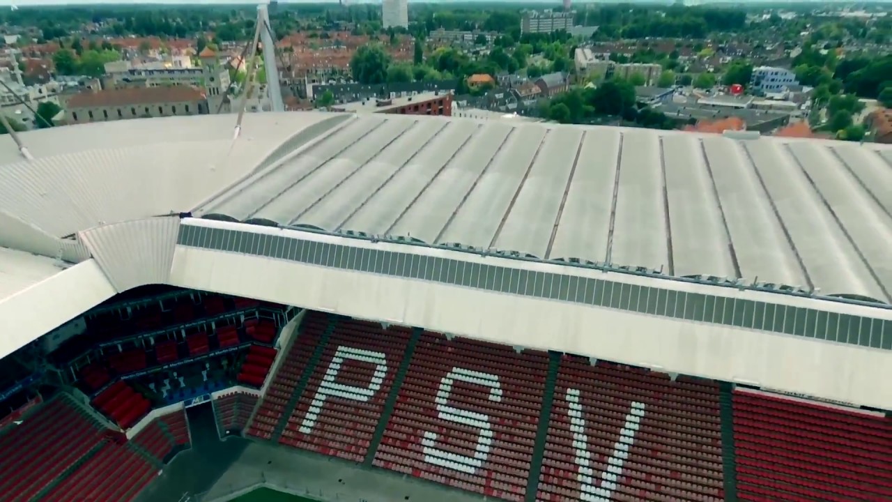 PSV Eindhoven Stadium Drone Flight - YouTube