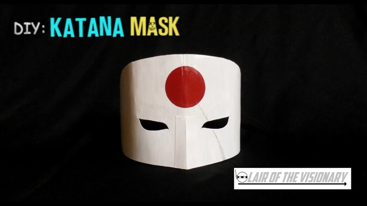 DIY: Katana's Mask from Suicide Squad - Lair of the Visionary - YouTube