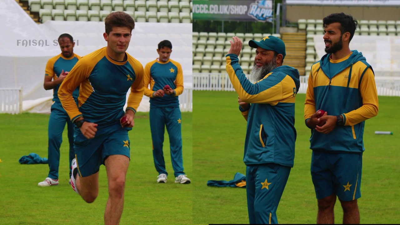 Pakistan squad training and practice session underway at New Road ...