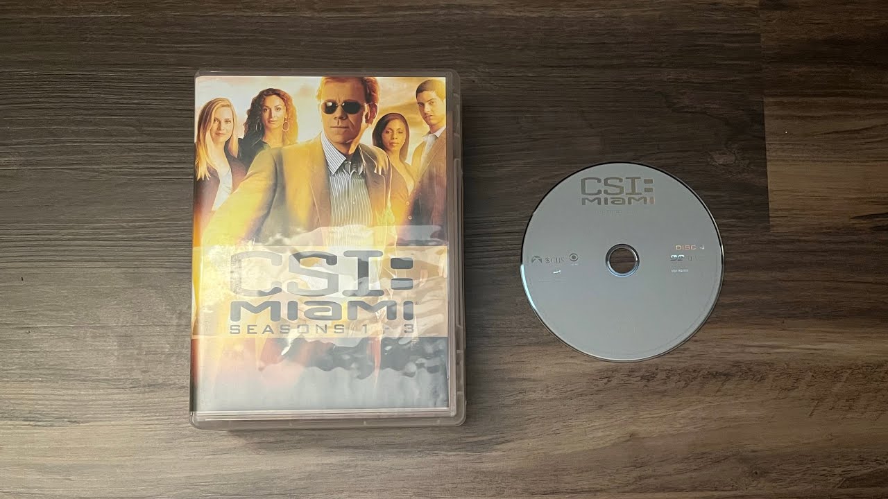 Opening To C.S.I. Miami: The Complete First Season 2003 (2004 DVD) Disc ...